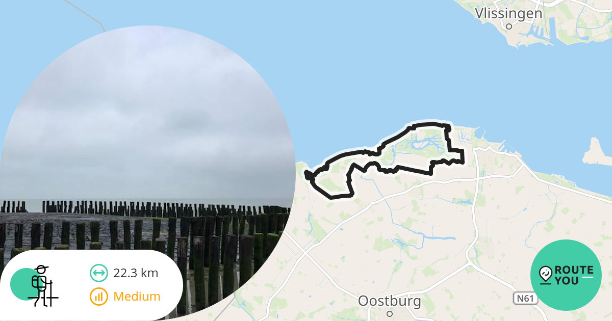 Groede : Groese polders en Waterdunen - Hikingroute | RouteYou