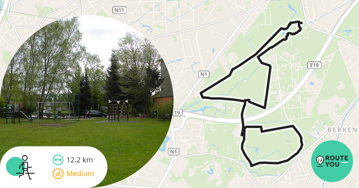 Peerdsbos 12 km - Wandelroute | RouteYou