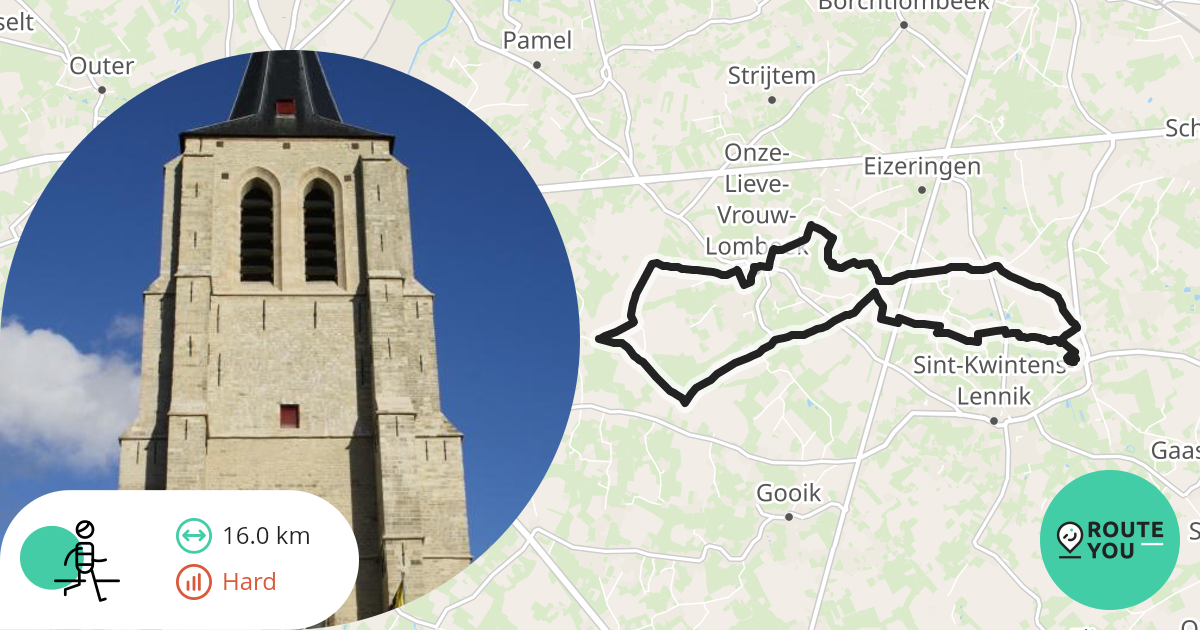 32.Sint-Martens-Lennik - Recreatieve wandelroute | RouteYou