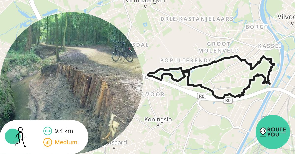 wandeling-driefonteinen-tangebeekbos - Wandelroute | RouteYou