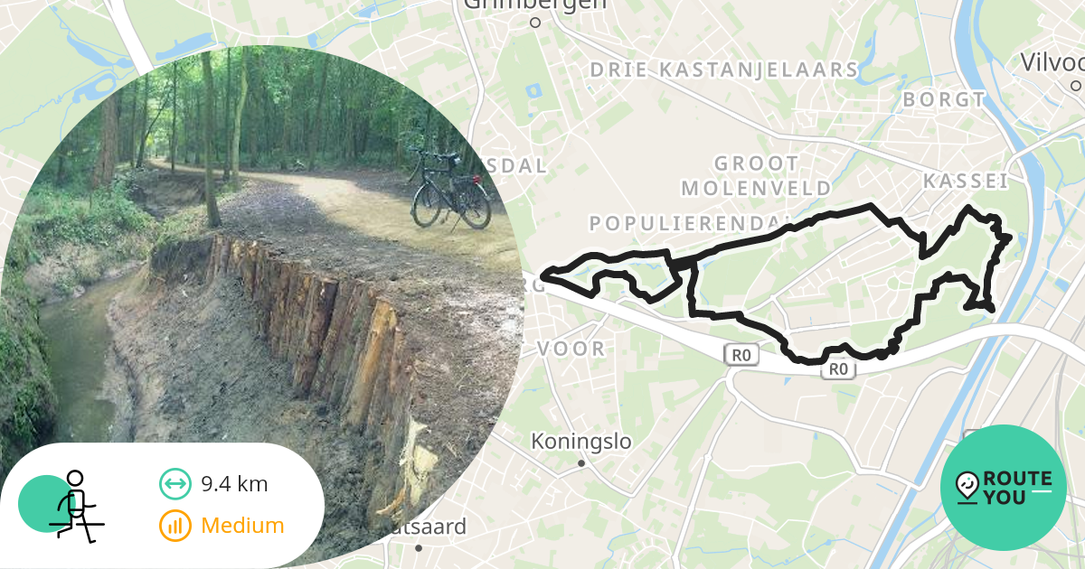 wandeling-driefonteinen-tangebeekbos - Wandelroute | RouteYou