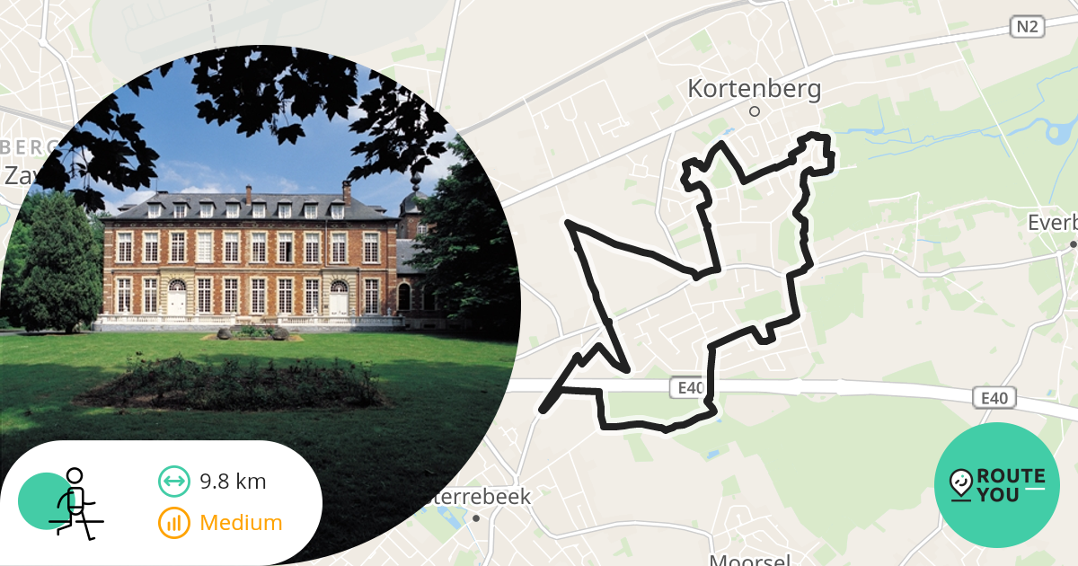 4025 Kortenberg B 01 - Wandelroute | RouteYou