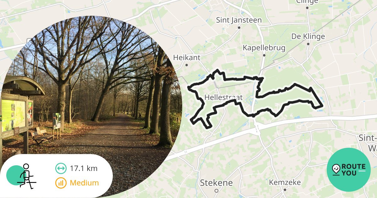 Stropersbos en het Clingse bos - Wandelroute | RouteYou