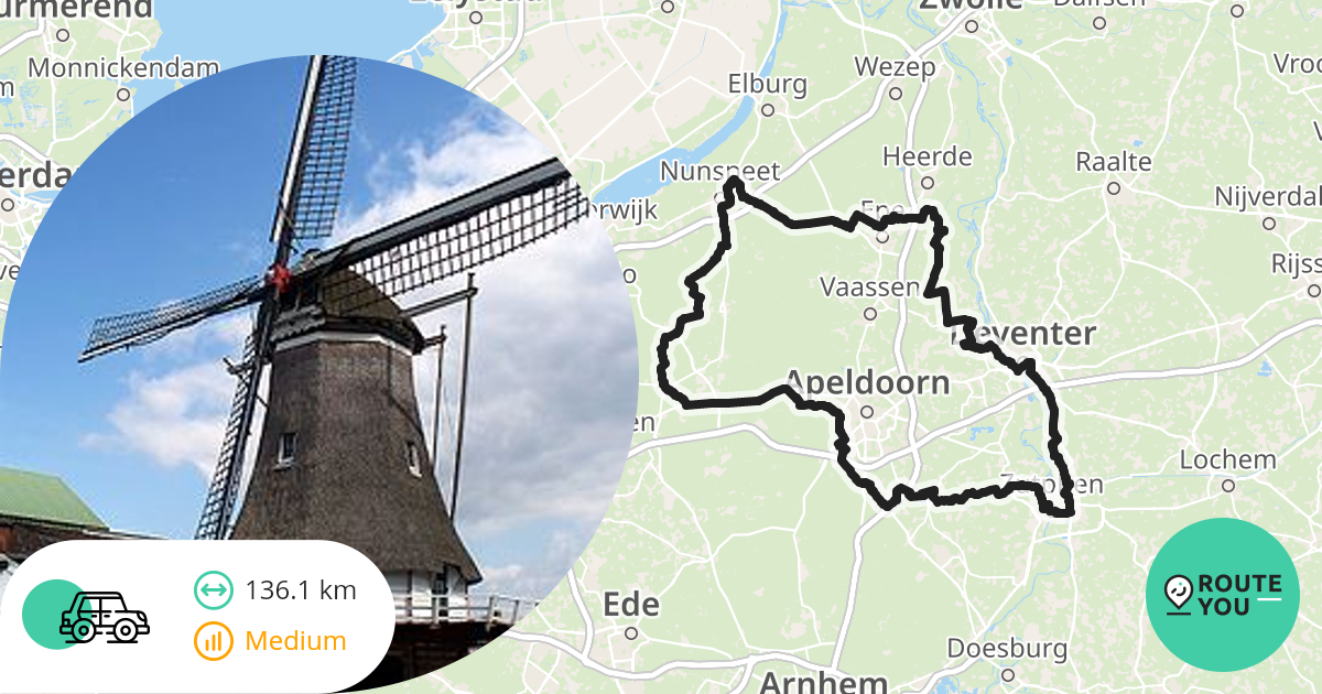 Rondje Veluwe - Autoroute | RouteYou