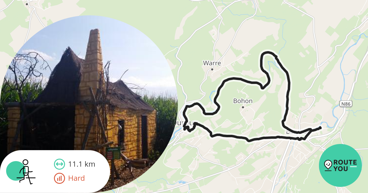 Barvaux - Langs Ourthe naar Durbuy 11km - Wandelroute | RouteYou