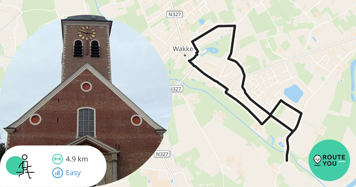 Wakken - Wandelroute | RouteYou