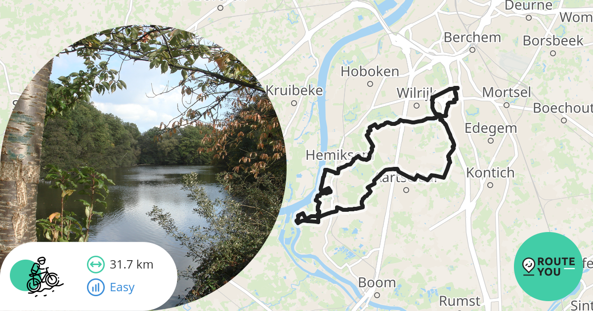Wilrijk - Mountainbikeroute | RouteYou