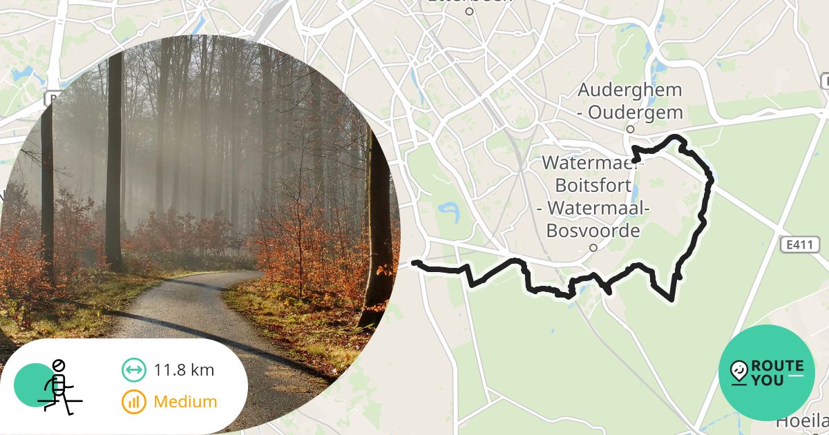 Brussel Zoniënwoud Netwerk - route 2: van Oudergem via Bosvoorde naar ...