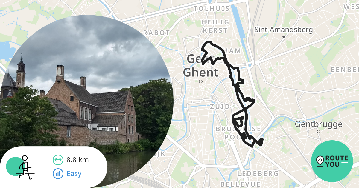 Langs Gentse waters rond de samenvloeiing van Schelde en Leie ...