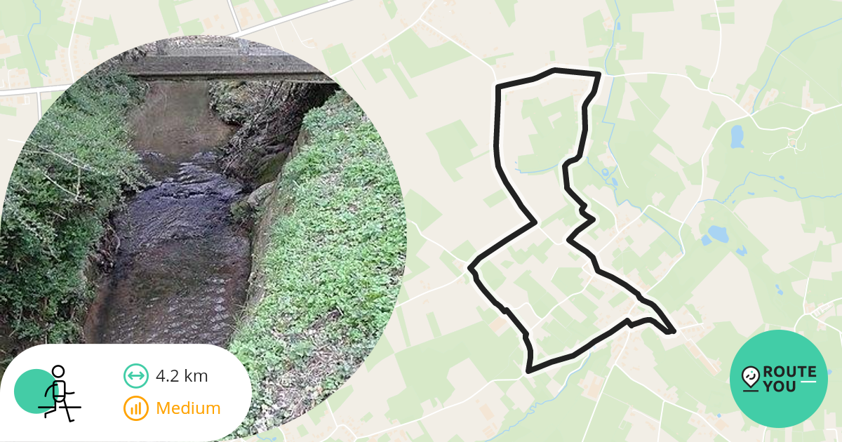 4.2km Asbeek - Wandelroute | RouteYou