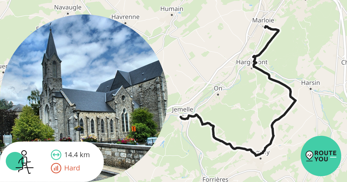 Jemelle - Marche-en-Famenne - Wandelroute | RouteYou