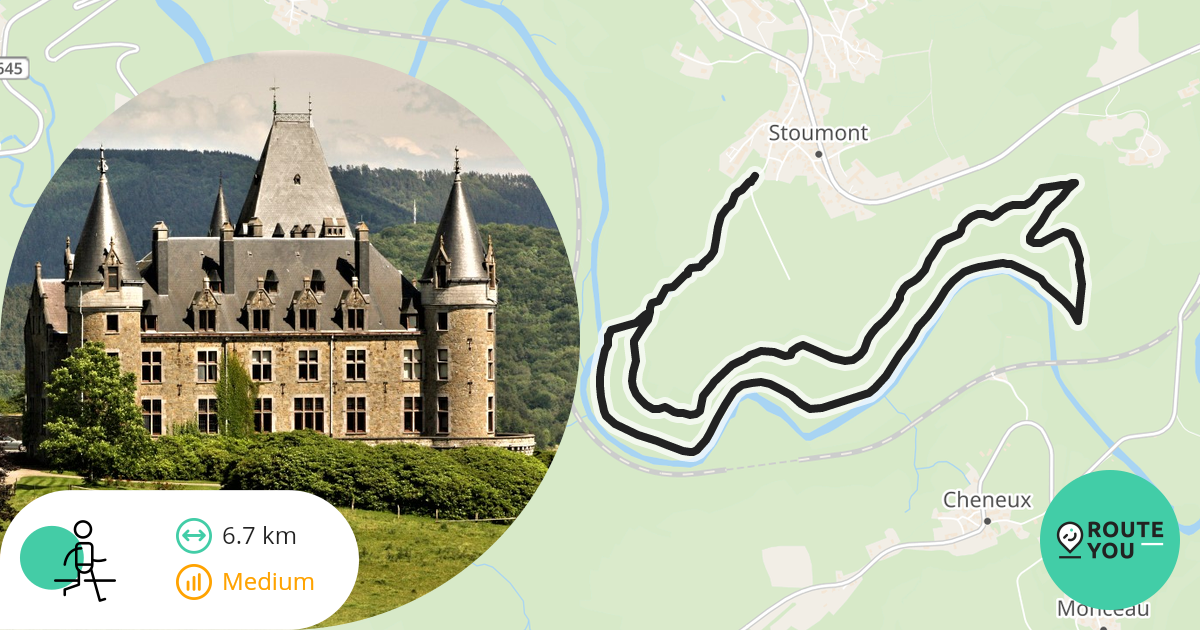 wandeling Stoumont - Wandelroute | RouteYou