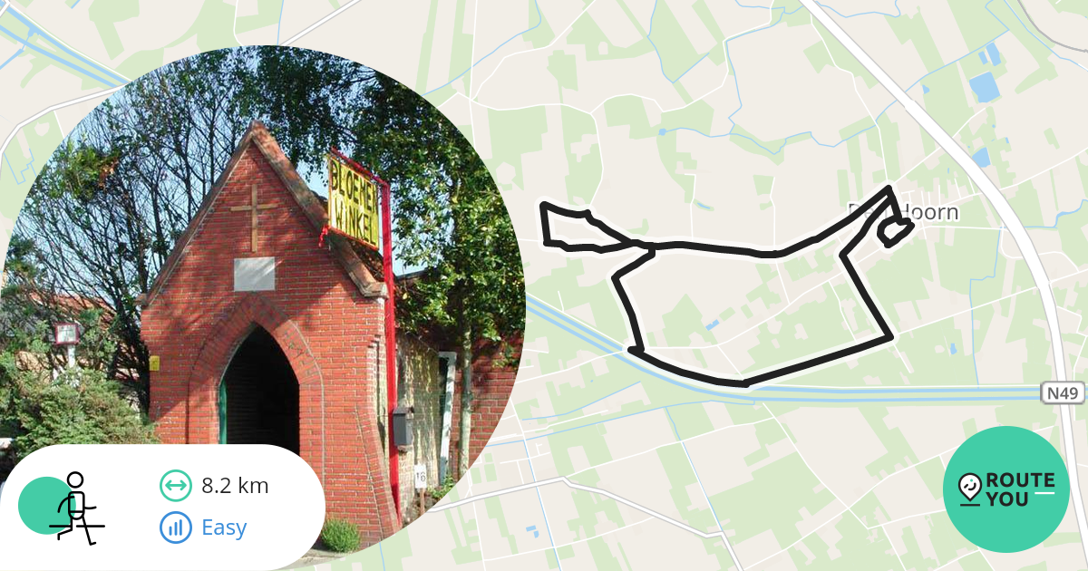 Moerkerke Den Hoorn 8,3 km St Rita - Wandelroute | RouteYou