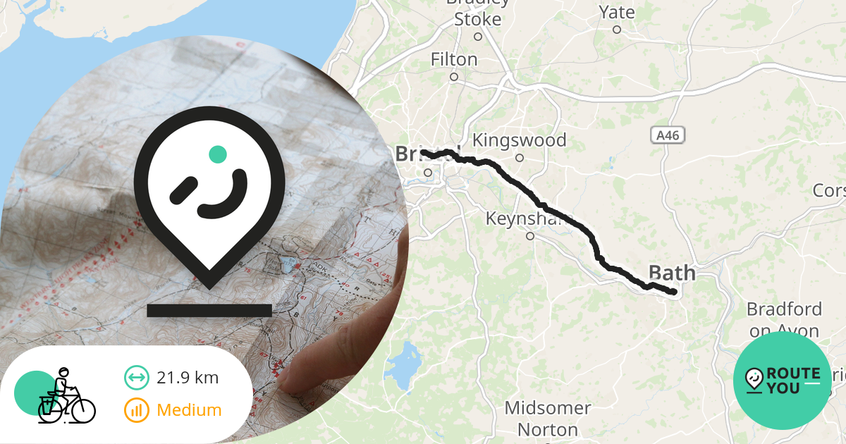 bristol to bath - Cycle route | RouteYou