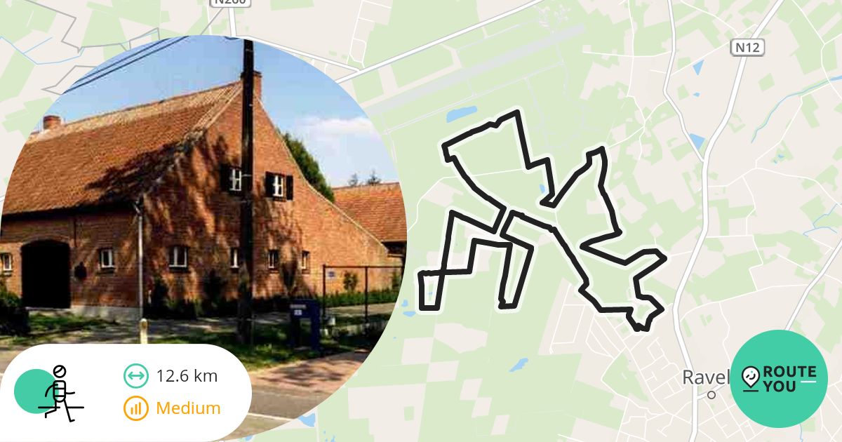 Ravels- Weelde Statie 12,6 km vnl onverhard - Recreatieve wandelroute ...