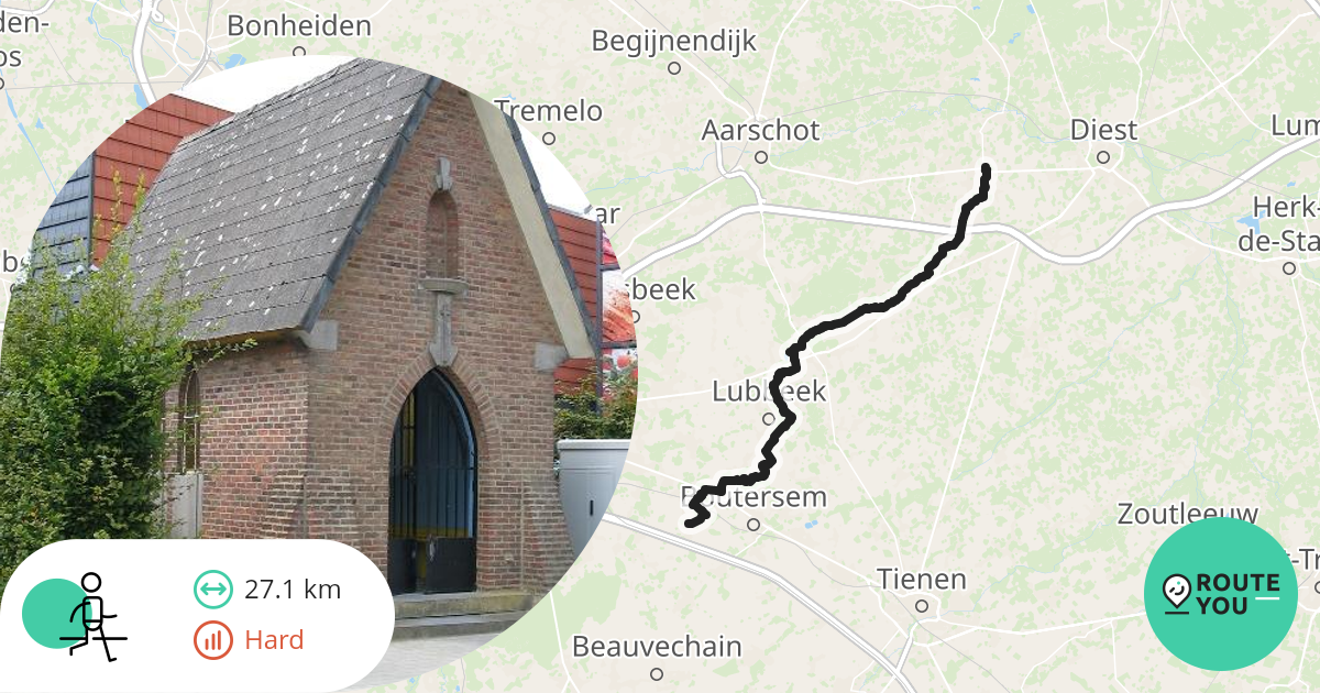 2021 Bierbeek - Scherpenheuvel (mooiste van routeyou) - Wandelroute ...