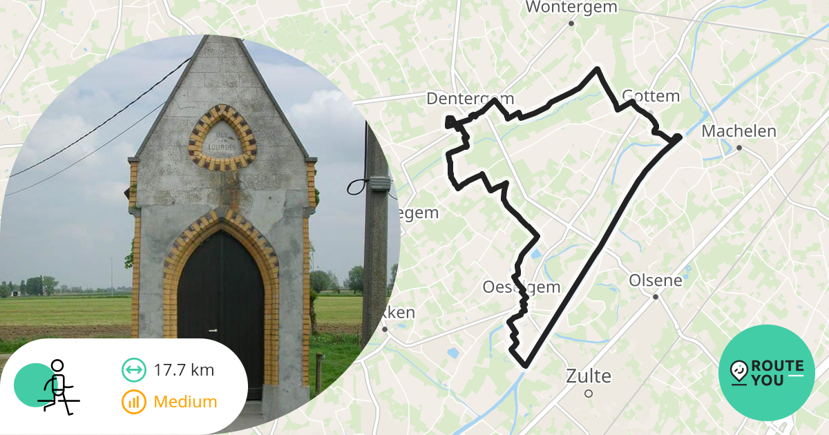 Dentergem Winterwandeling - Wandelroute | RouteYou