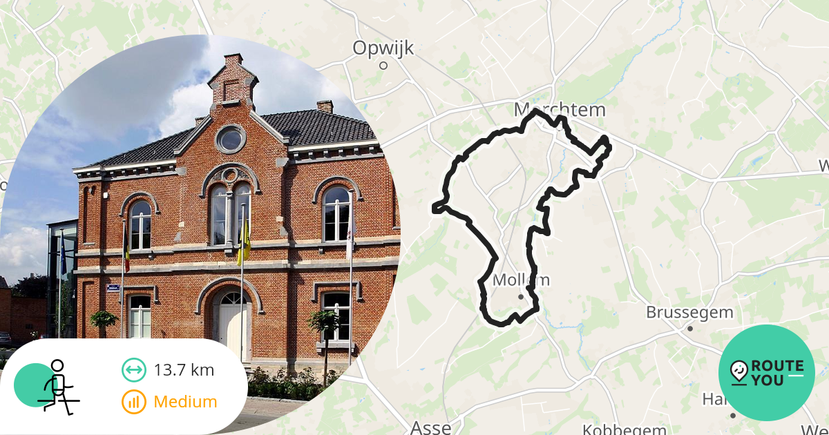 (V) Wandeling - Merchtem - Wandelroute | RouteYou