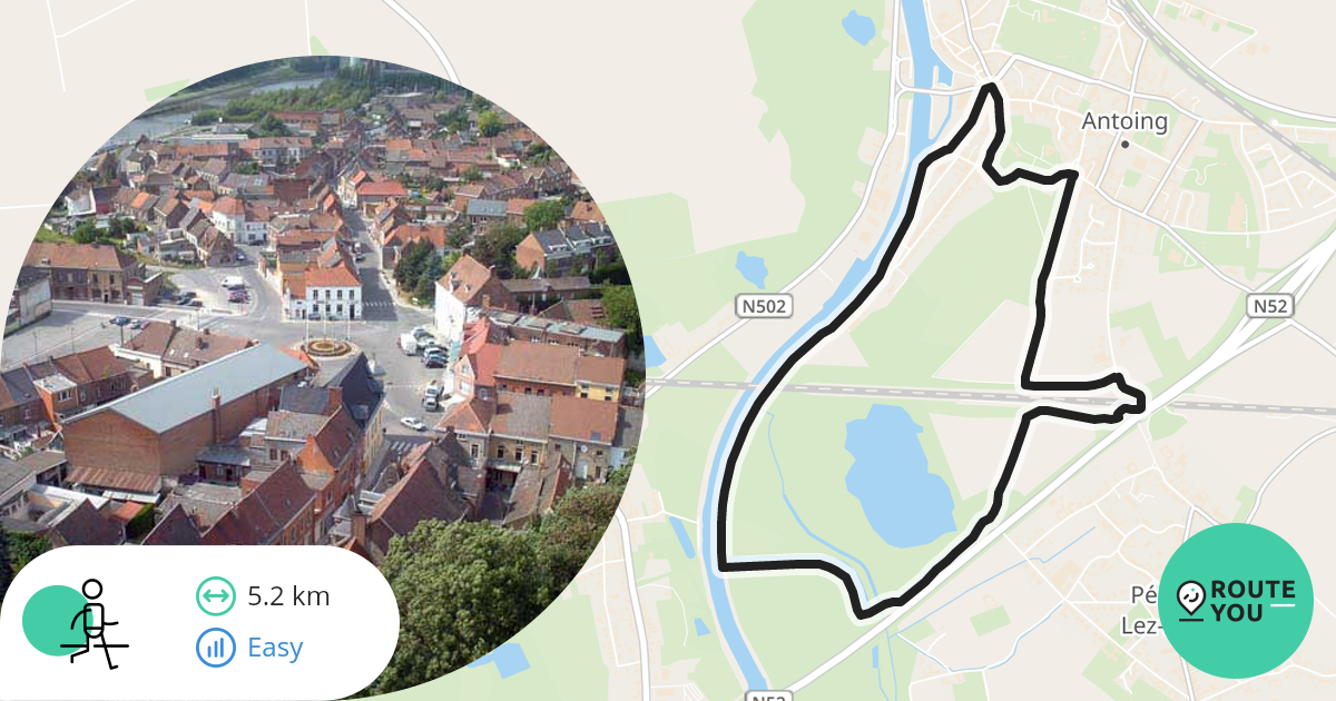 Kasteel Antoing 5.22 - Wandelroute | RouteYou