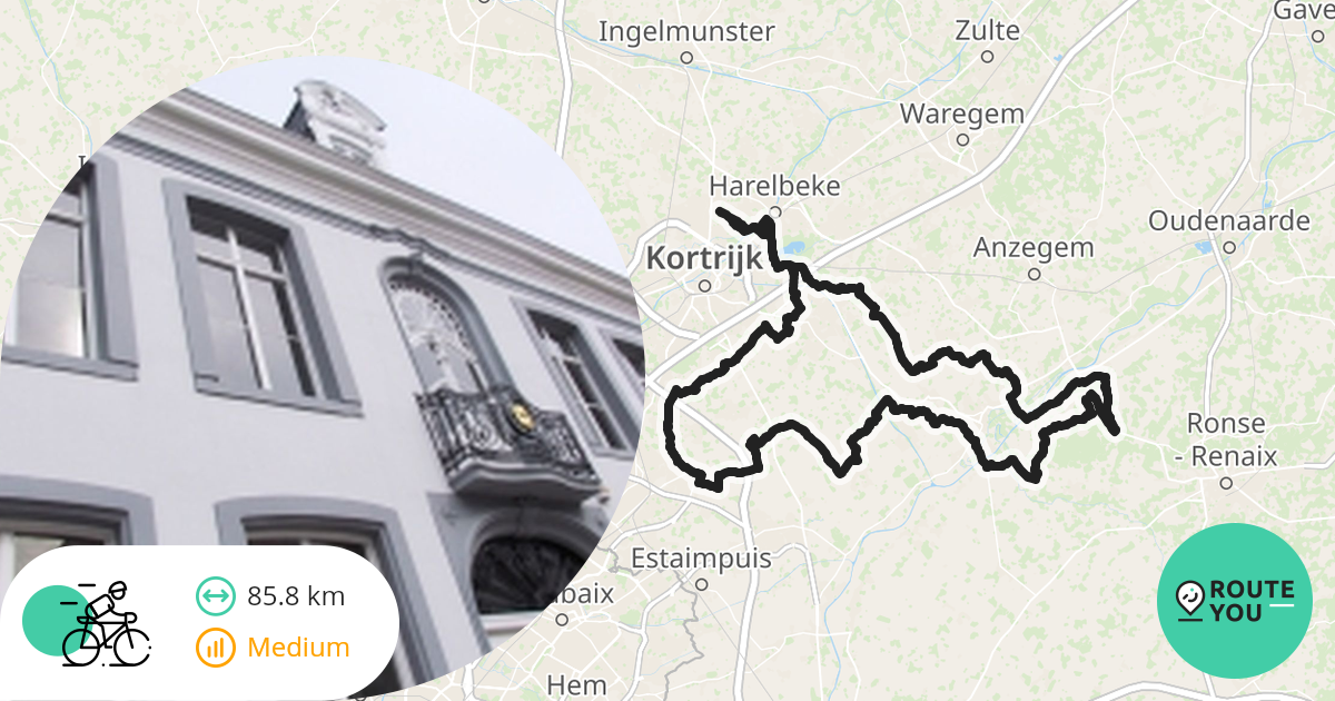WVL-Kuurne-Brussel-Kuurne-Cyclo-85km - Racefietsroute | RouteYou