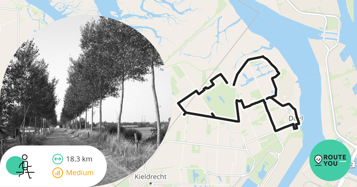 Doel - Prosperpolder - Wandelroute | RouteYou