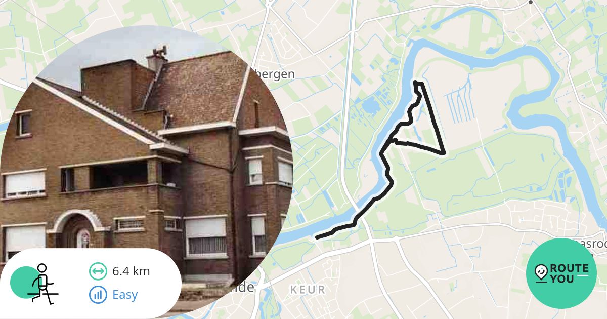 Dendermonde - Vlassenbroek -Dendermonde - Wandelroute | RouteYou