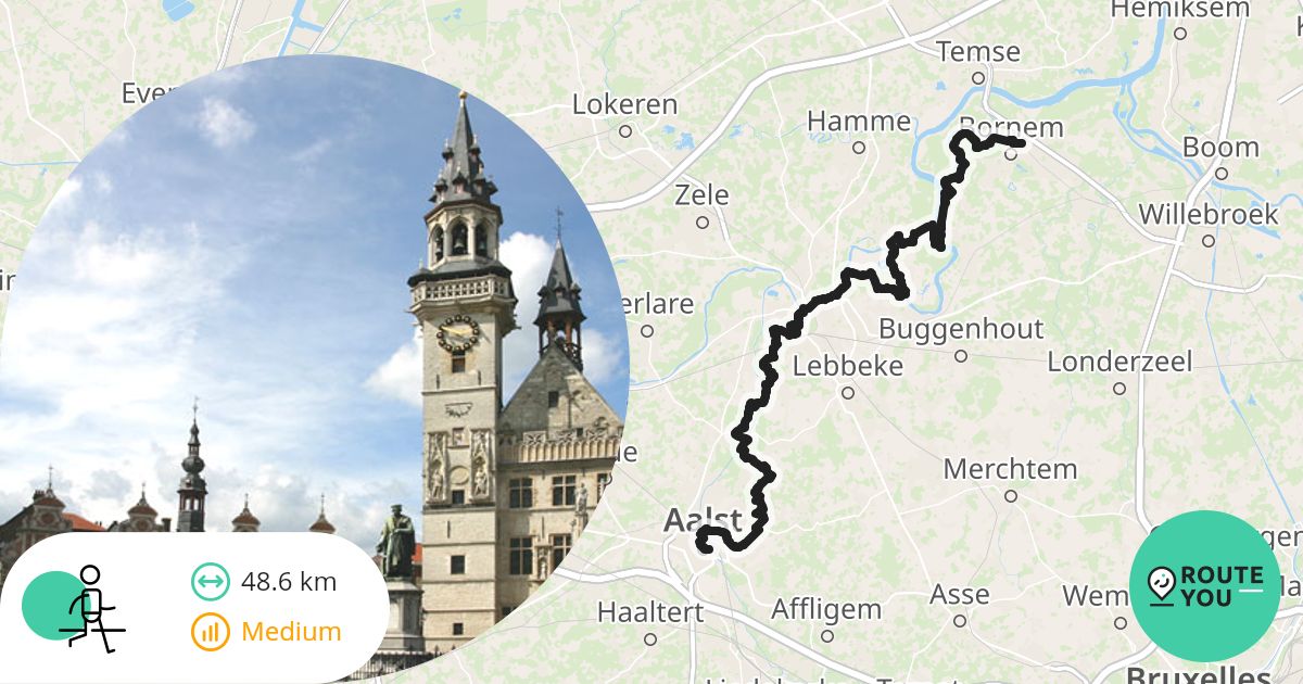 GR5A - Aalst - Bornem - Wandelroute | RouteYou