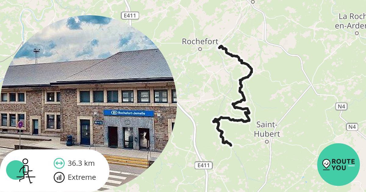 Jemelle - Saint-Hubert - Wandelroute | RouteYou