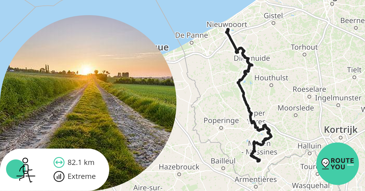 Western Front Trail 85 km 2021 - Wandelroute | RouteYou