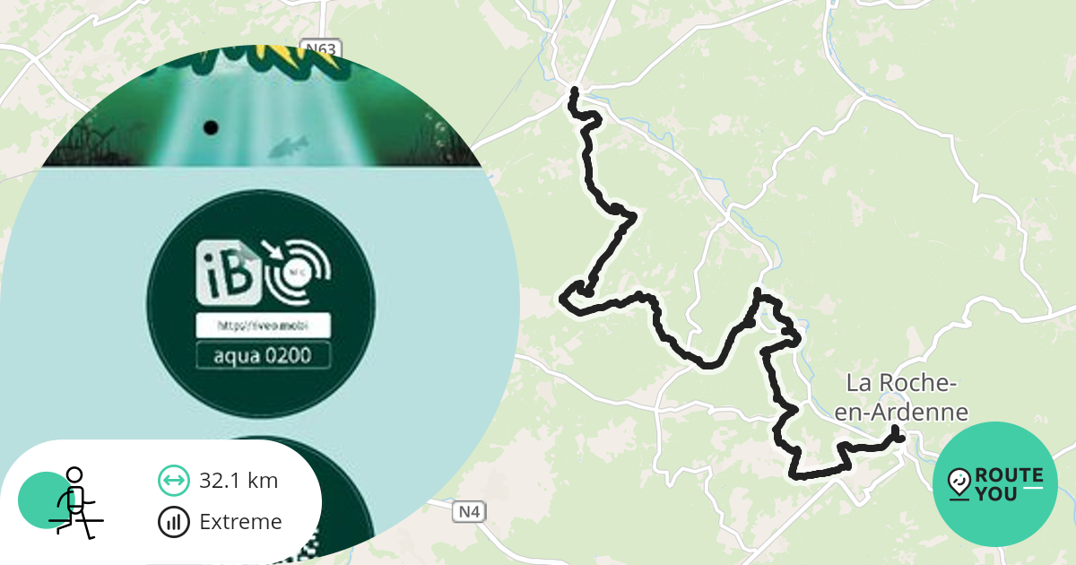 gr 57 - Hotton (TEC) - La Roche-en-Ardenne (TEC) - 32km - Wandelroute ...