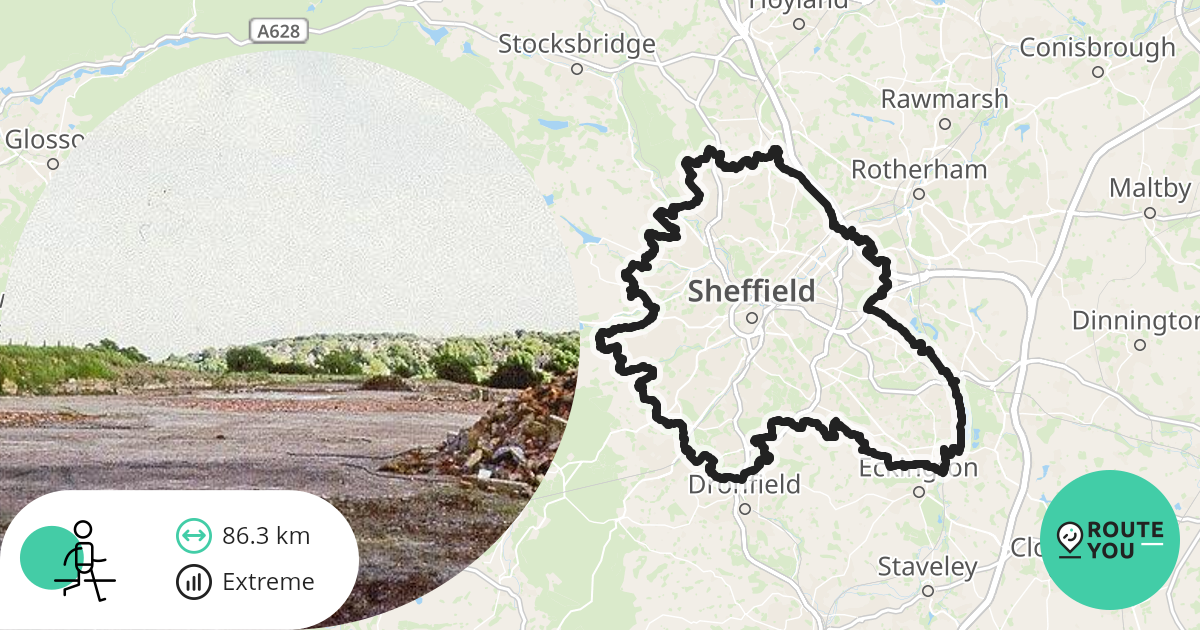 Sheffield - Walking route | RouteYou