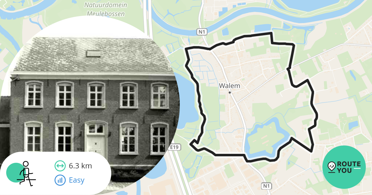 Coronawandeling Fort van Walem - Wandelroute | RouteYou