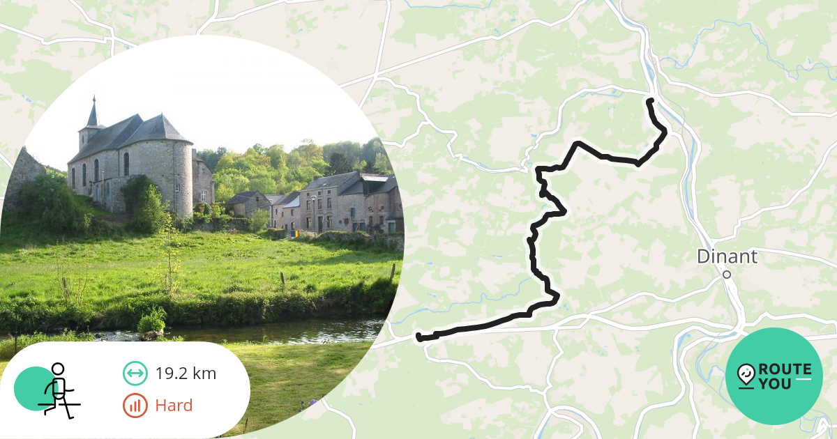 Anhée - Anthee (Onhaye) - Wandelroute | RouteYou