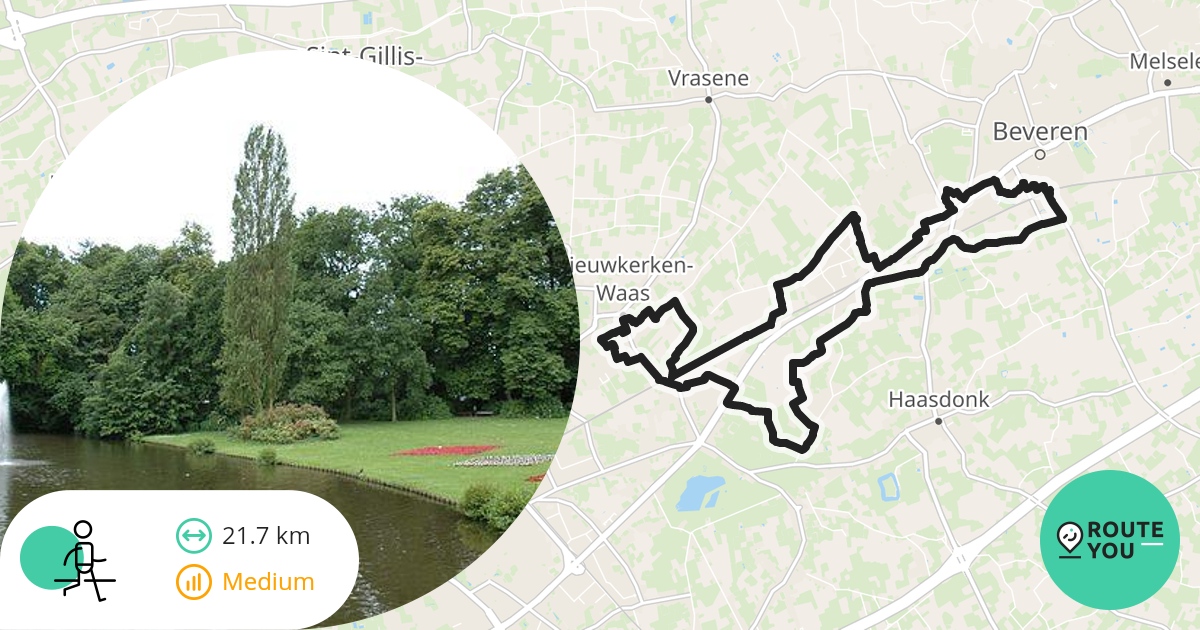 Treinstapper Beveren - Nieuwkerken-Waas - Wandelroute | RouteYou
