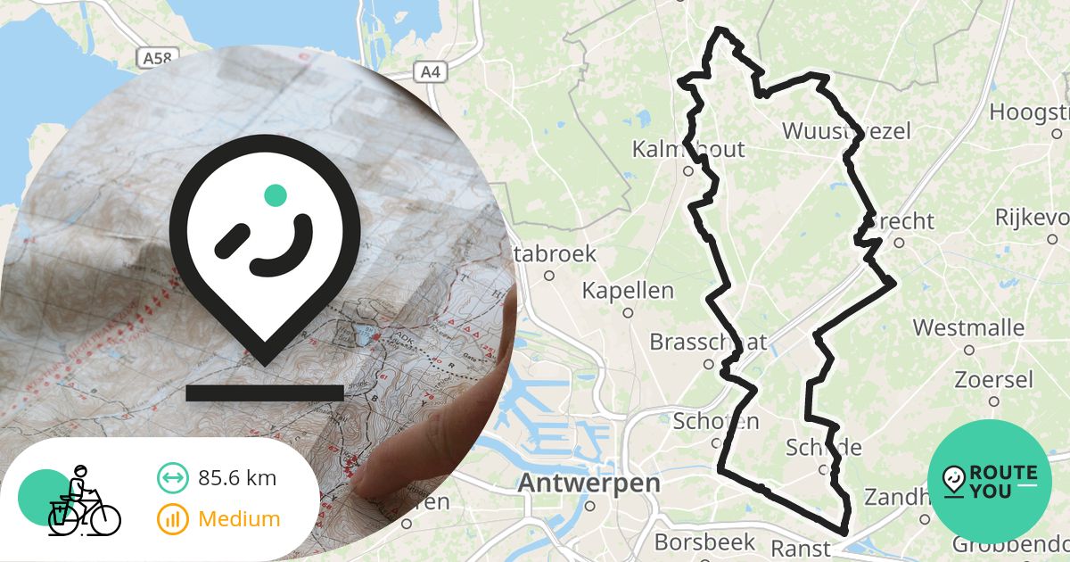 Oelegem-Nieuwmoer 85km - Balade à vélo | RouteYou