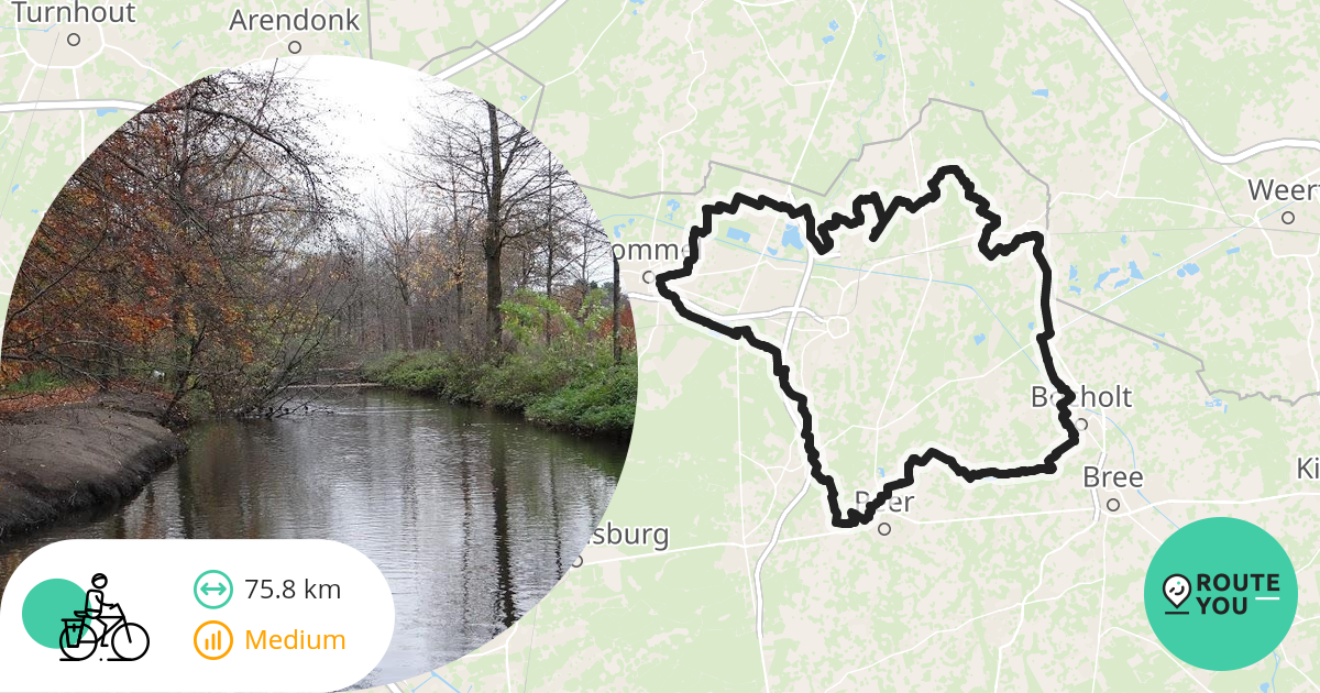 Lommel Hamon Bochelt Wijchmaal - Fietsroute | RouteYou