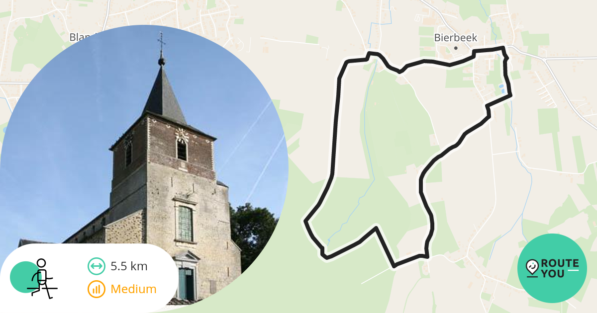 Bierbeek - Wandelroute | RouteYou