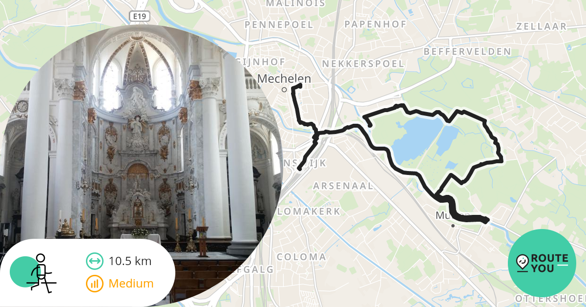 Mechelen-Dijle/Muizen - Wandelroute | RouteYou