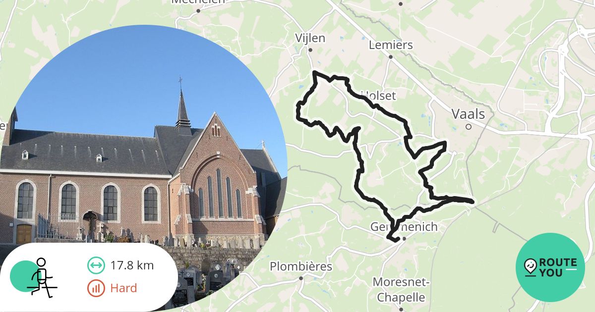 gemmenich 3-landenpunt vijlen gemmenich - Wandelroute | RouteYou