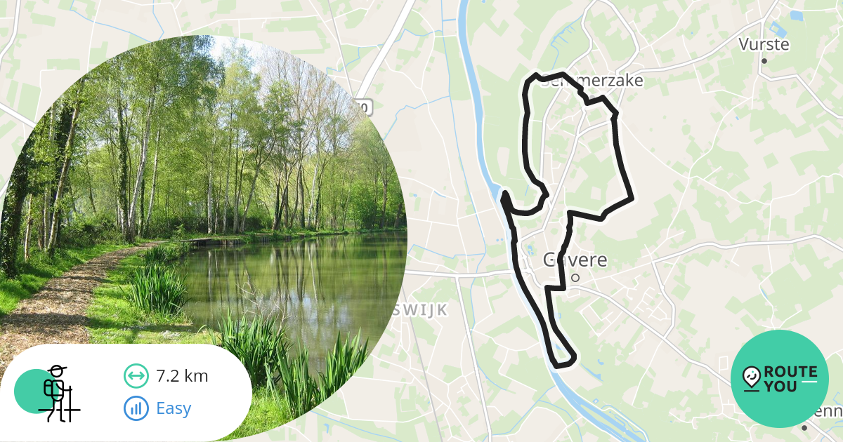 Slag bij Gavere wandelroute - Hikingroute | RouteYou