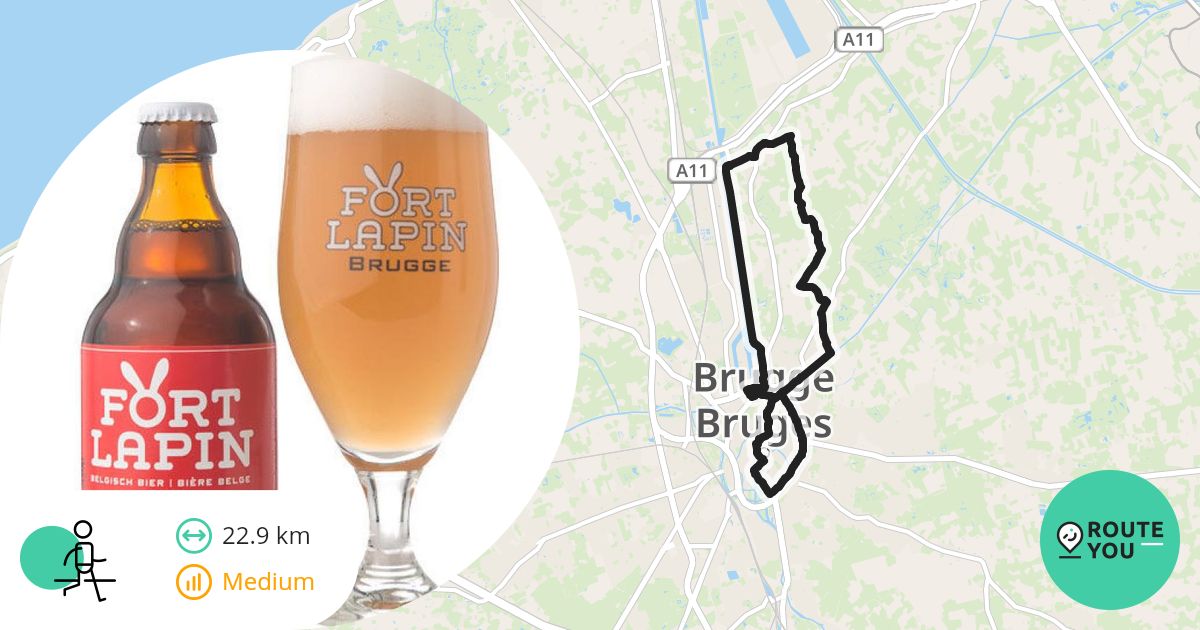 Great Bruges half marathon 21K - Wandelroute | RouteYou