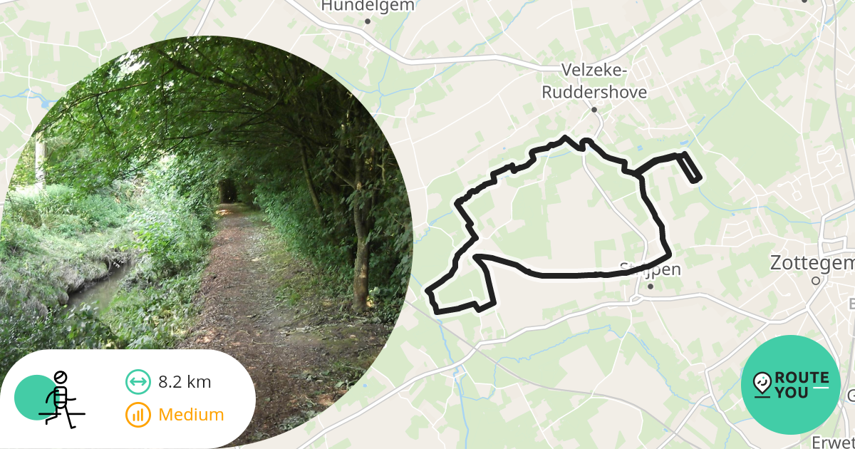 Velzeke op zijn mooist - Recreatieve wandelroute | RouteYou