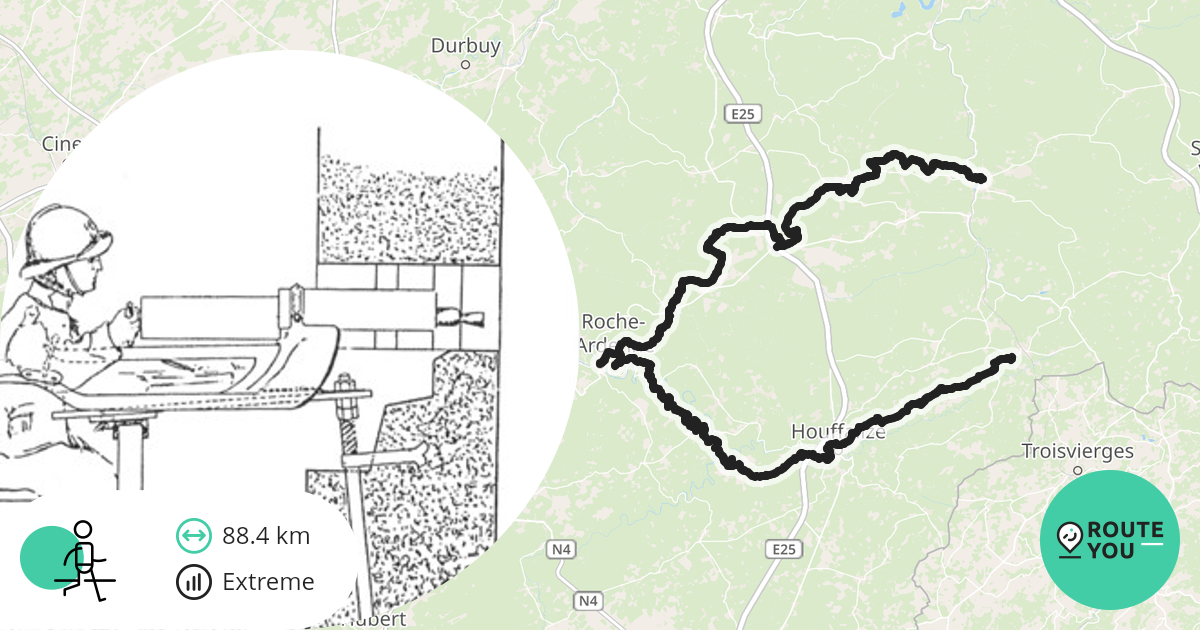 Vielsalm - Gouvy - Wandelroute | RouteYou
