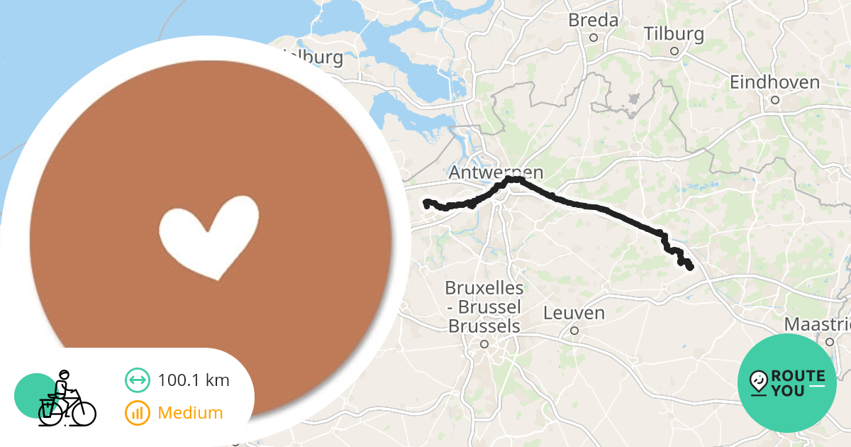 Sint-Niklaas - Paal - Recreatieve fietsroute | RouteYou