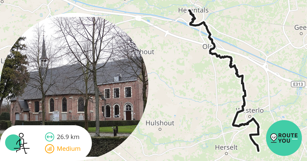 GR5 België deel 4: Herentals-Mie Maan - Wandelroute | RouteYou