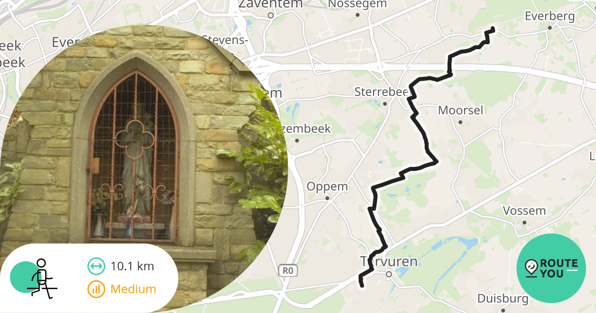 Everberg - Tervuren - Wandelroute | RouteYou