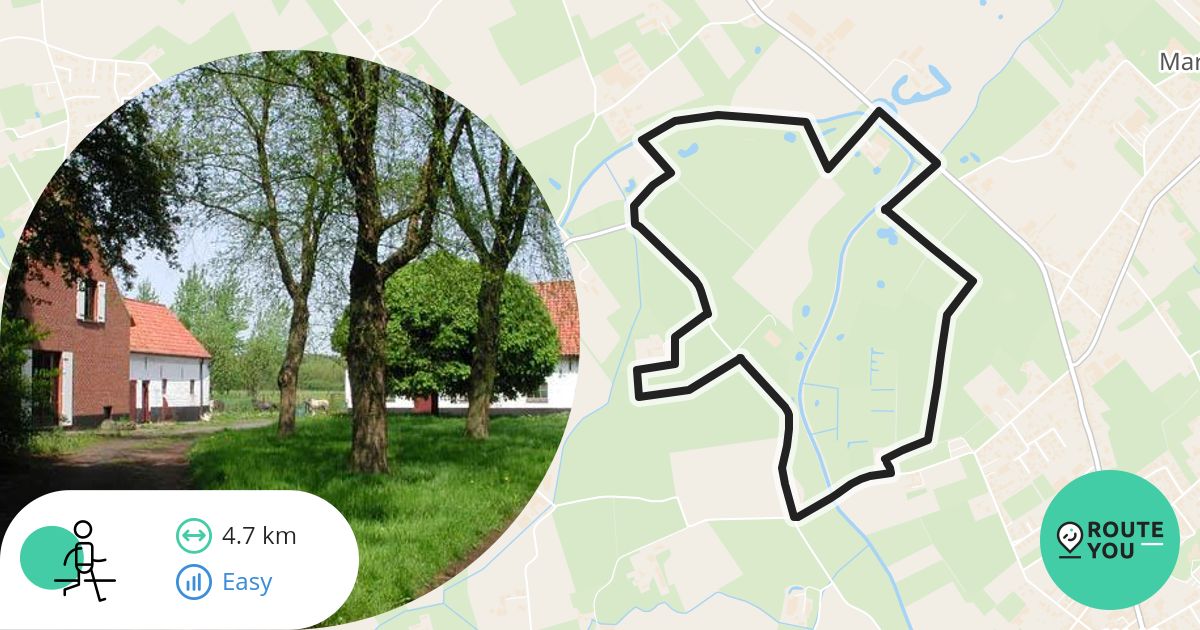 Bloesem dentergem - Wandelroute | RouteYou