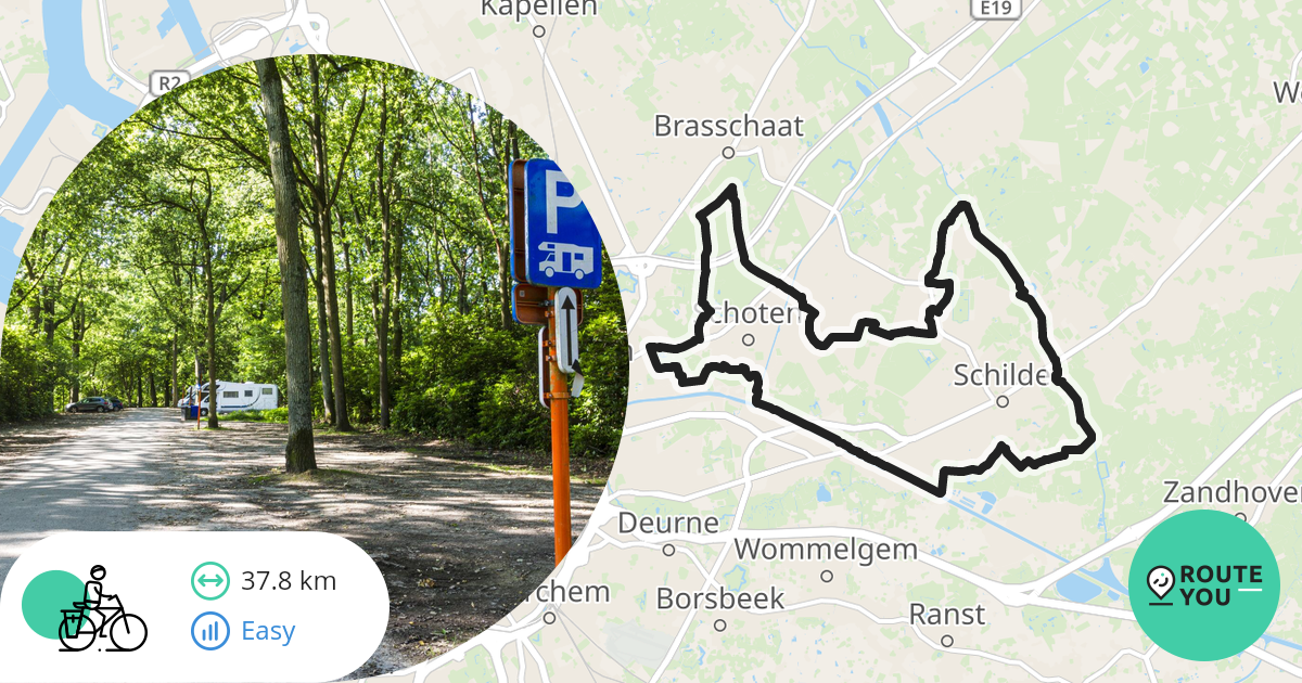 kastelen route brasschaat - Fietsroute | RouteYou
