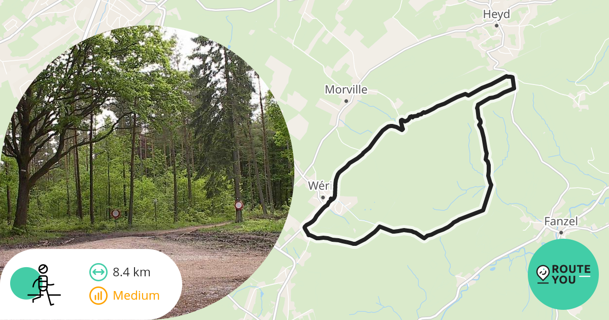Wéris - Recreatieve wandelroute | RouteYou