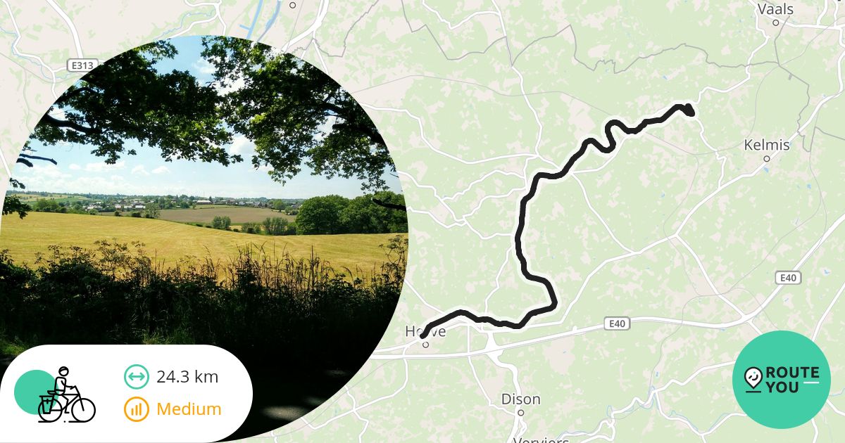 Over de Ligne 38 vice-versa - Fietsroute | RouteYou